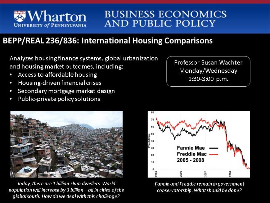 Course Promotion - BEPP/REAL 836 - Business Economics and Public Policy ...